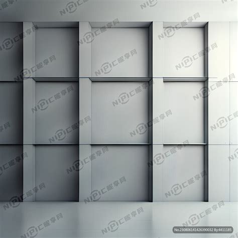 Ai创作图简约企业文化墙 昵图网