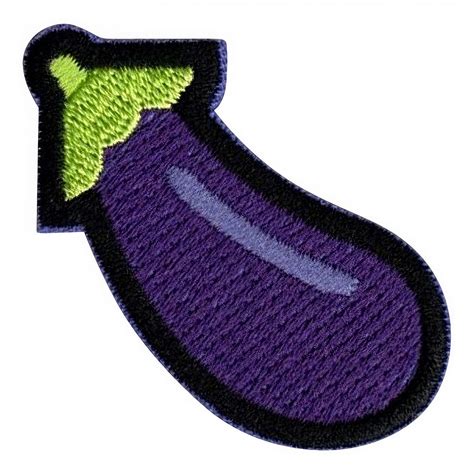 Stofmærke Emoji Aubergine Partyking