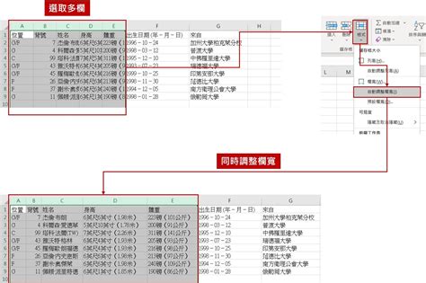 【excel教學】2個快速調整欄寬的方法與範例 鍾肯尼 教學網