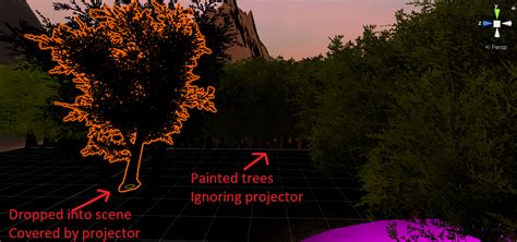 Terrain Trees Ignore Projector Unity Engine Unity Discussions