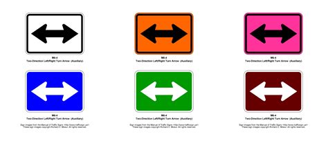 Manual Of Traffic Signs M6 Series Signs