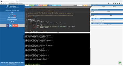 Ejemplo De Como Recorrer Matrices En C