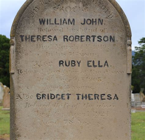 Bridget T Robertson 1852 1924 Find A Grave Memorial
