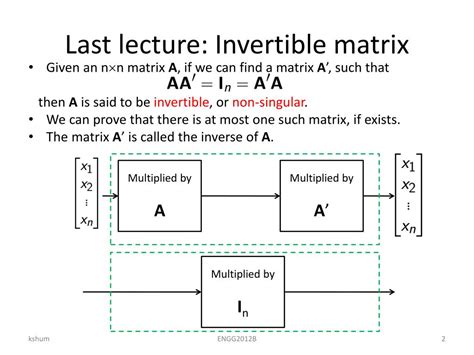 ppt engg2012b lecture 8 determinant and cramer s rule powerpoint