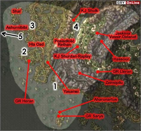 Mapa Główna Świat Hla Oad The Elder Scrolls Iii Morrowind The Elder Scrolls Iii
