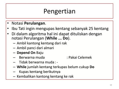 Materi 2 Pengertian Dasar Algoritma Ppt