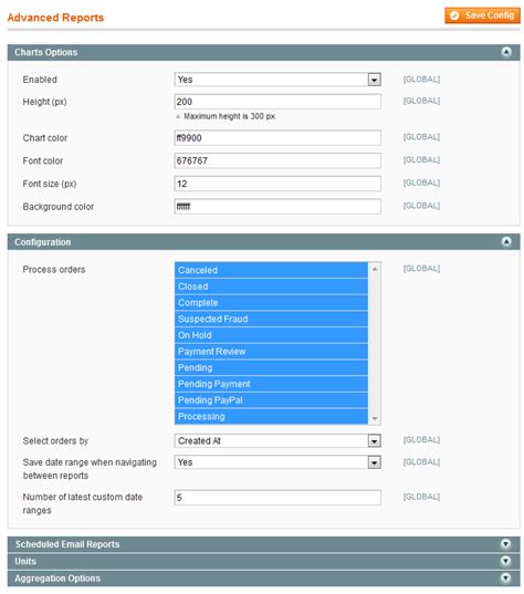 advanced reports magento extension