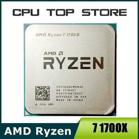 Amd Ryzen 7 1700x 3 4 Ghz Eight Core Cpu Processor Socket Am4 Th
