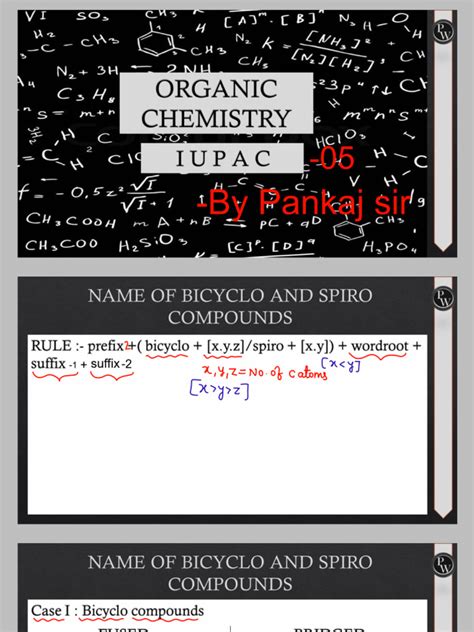 Iupac 05 Naming Of Bicyclo And Spiro Compounds Class 11 Neet