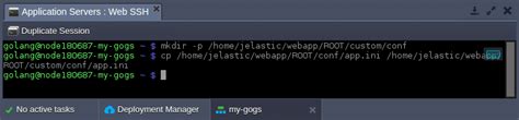 deploy and run go git service in the cloud docktera