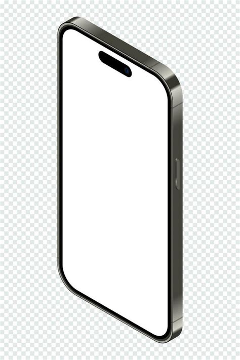Realistic Smartphone Mockup Isometric Smartphone 3d Mobile Phone With