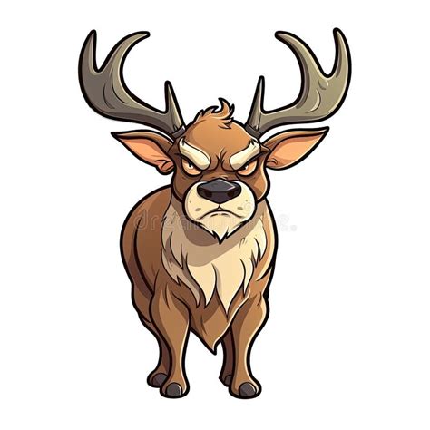Angry Buck Drawing