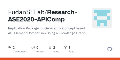 Github Fudanselabresearch Ase2020 Apicomp Replication Package For