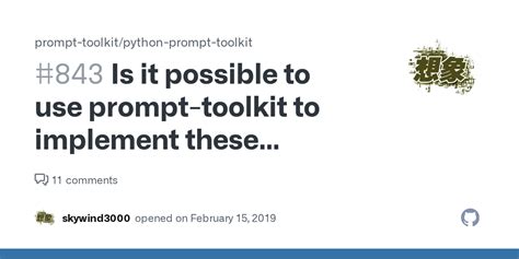 Is It Possible To Use Prompt Toolkit To Implement These Modern Cli