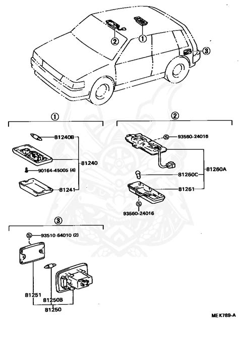 81251 14030 Toyota Lens Room Lamp No2 Nengun Performance