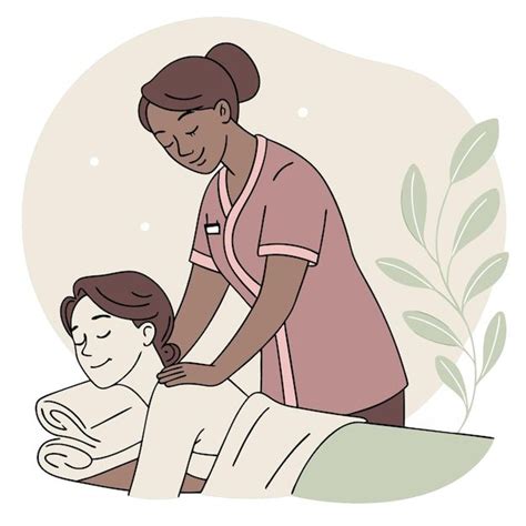 Massage Drawing Illustrations