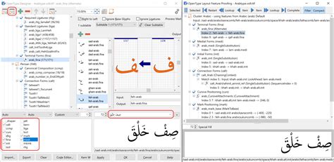 font proofing opentype layout features unleashed