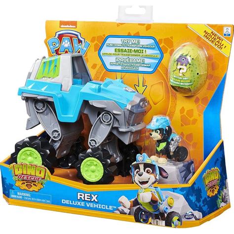 Paw Patrol Dino Rescue Rexs Transforming Vehicle With Mystery Dinosaur