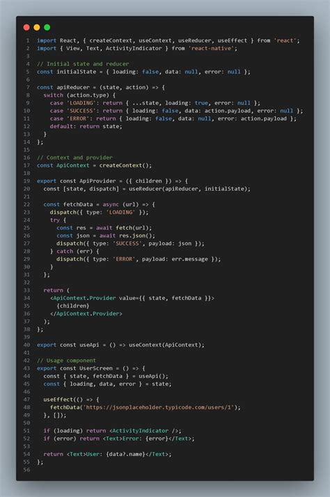 reactnative reactjs usereducer contextapi statemanagement