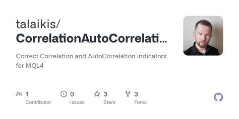 github talaikis correlationautocorrelationmql4 correct correlation