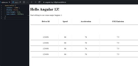 Html How To Add Space Between Header And Body Table In Angular Material 13 Stack Overflow