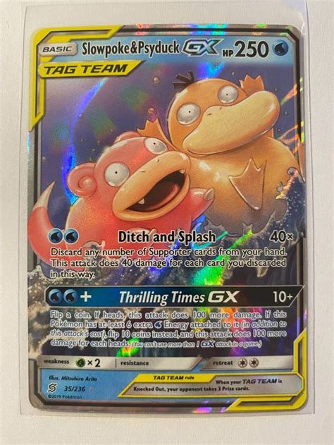 Pokemon Slowpoke And Psyduck Gx 35 236 Unified Minds En Kaufen Auf Ricardo