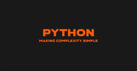Python Making Complexity Simple Programming Programming T Shirt Teepublic
