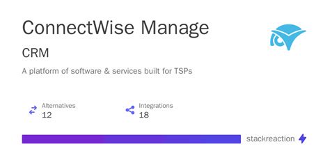 ConnectWise Manage Integrations Alternatives And More In