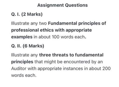 Solved Assignment Questions Q I 2 Marks Illustrate Any