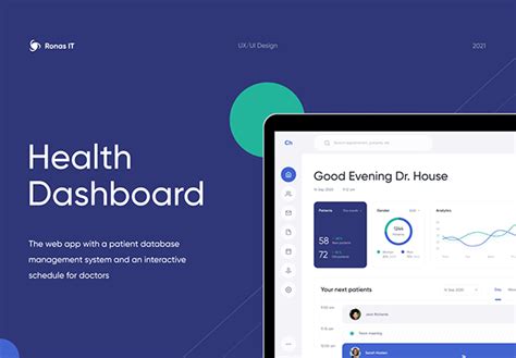 Health Dashboard Desktop App Ui Ux Design Behance
