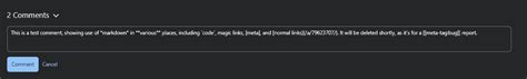 Experimenting With New Comment Ui Features On Stack Overflow Meta