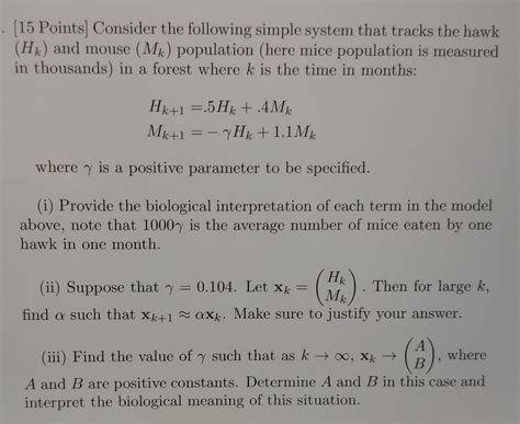 Points Consider The Following Simple System That Chegg