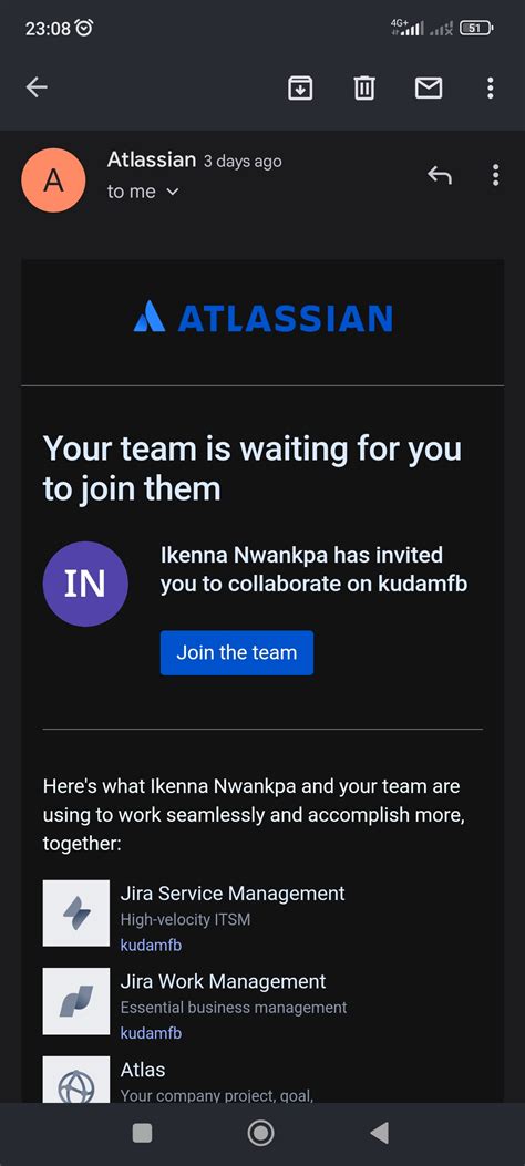 Received An Email