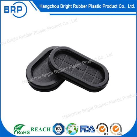 China Customized Drywall Cable Oval Silicone Rubber Grommet