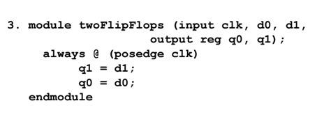 Solved There Are Errors In The Following Verilog Module