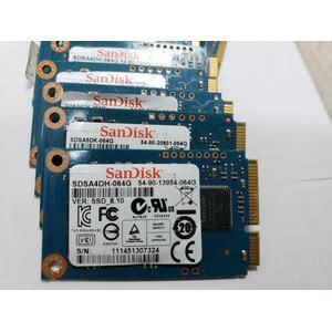 Jual SanDisk 64GB HDD SSD SDSA3DD SDSA4DH-064G mSATA SATA-II Mini PCIe ...