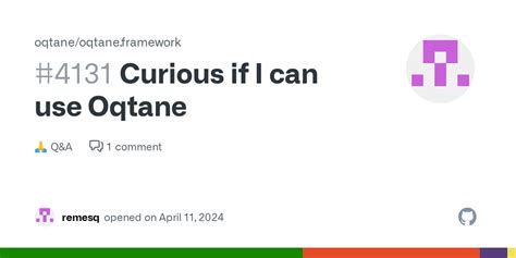 Curious If I Can Use Oqtane · Oqtane Oqtaneframework · Discussion