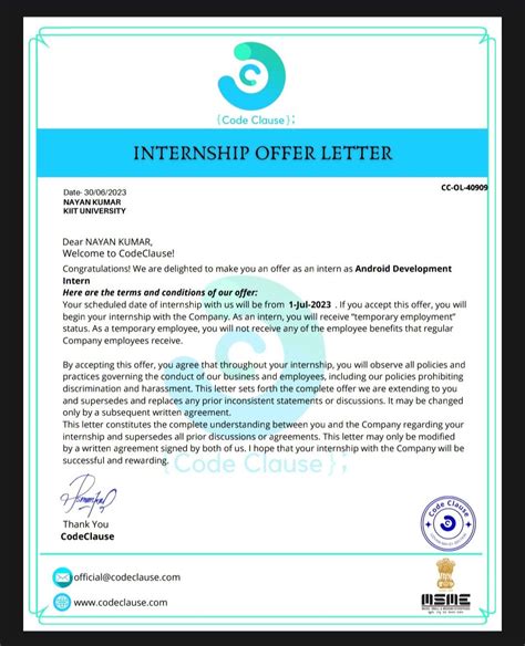 nayan kumar on linkedin codeclause intern appdevelopment