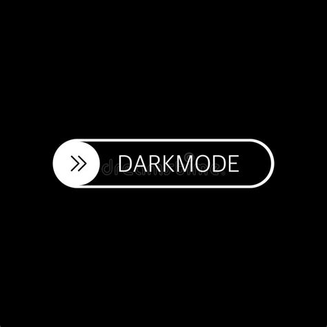 On Off Switch Dark Mode Switcher For Phone Screens Light And Dark Buttons Stock Vector