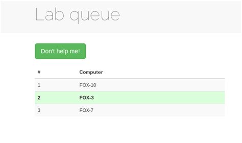 Lab Queue