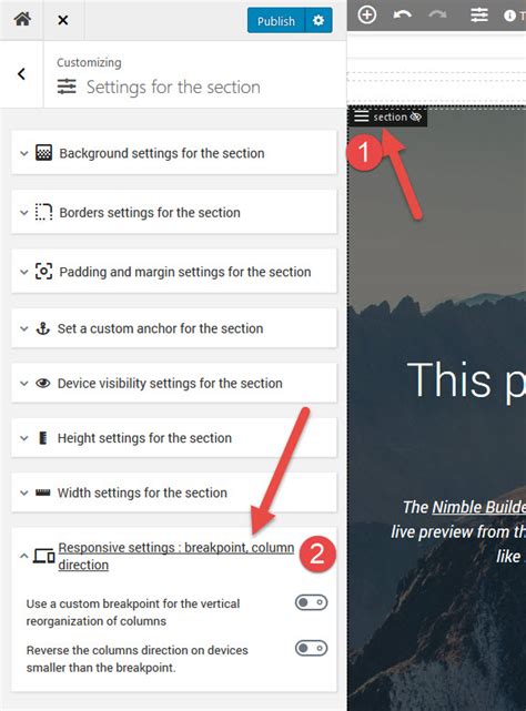 Designing For Mobile Devices In Wordpress With Nimble Builder Press