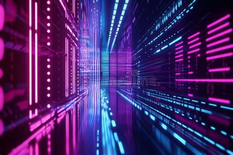 A Breathtaking 3d Music Background Showcasing A Floating Neon Lit