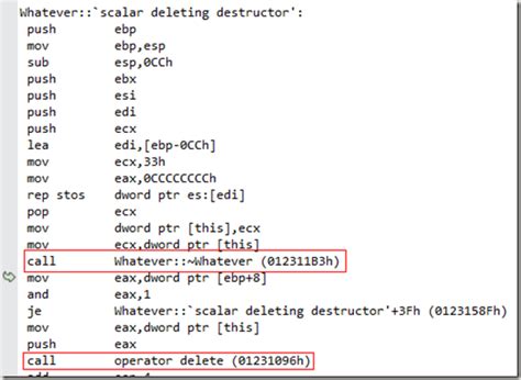 On Vector Deleting Destructors And Some Newdelete Internals Ofeks Visual C Stuff