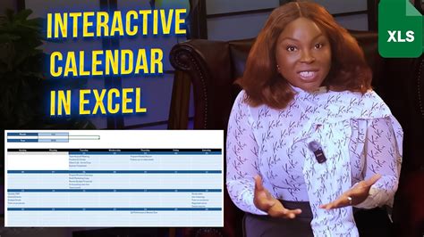 Build An Interactive Calendar In Excel Fully Automated Dashboard Youtube