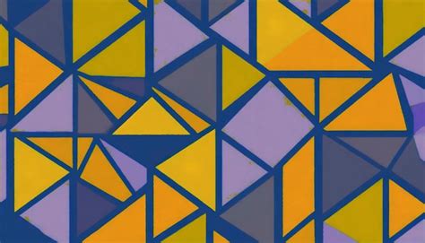 Premium Photo Triangles Pattern Background