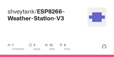 GitHub Shveytank ESP Weather Station V
