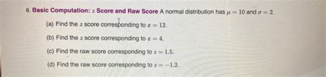 Solved 6 Basic Computation Five Number Summary