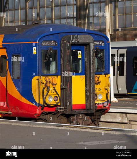 South Western Railway Class 455 Suburban Commuter Train At London