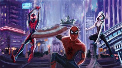 Spider Man Into The Spider Verse Fanart On Behance