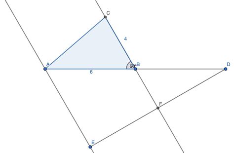 ABC est un triangle tel que AB cm BC cm et mes ABC angle en b d désigne le